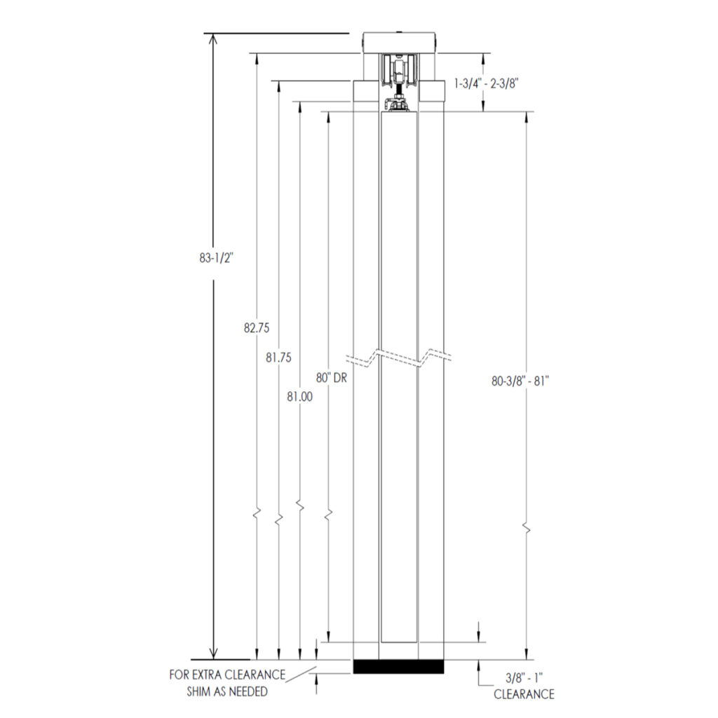 Built-Up Pocket Door Frame (3-Wheel) – A & F Wood