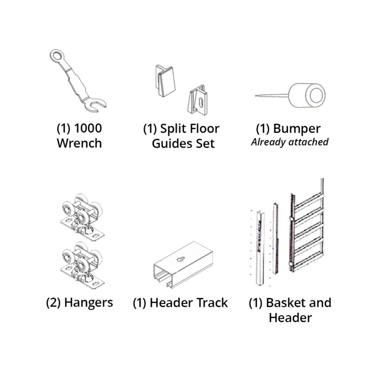 Built-Up Pocket Door Frame (4-Wheel) – A & F Wood